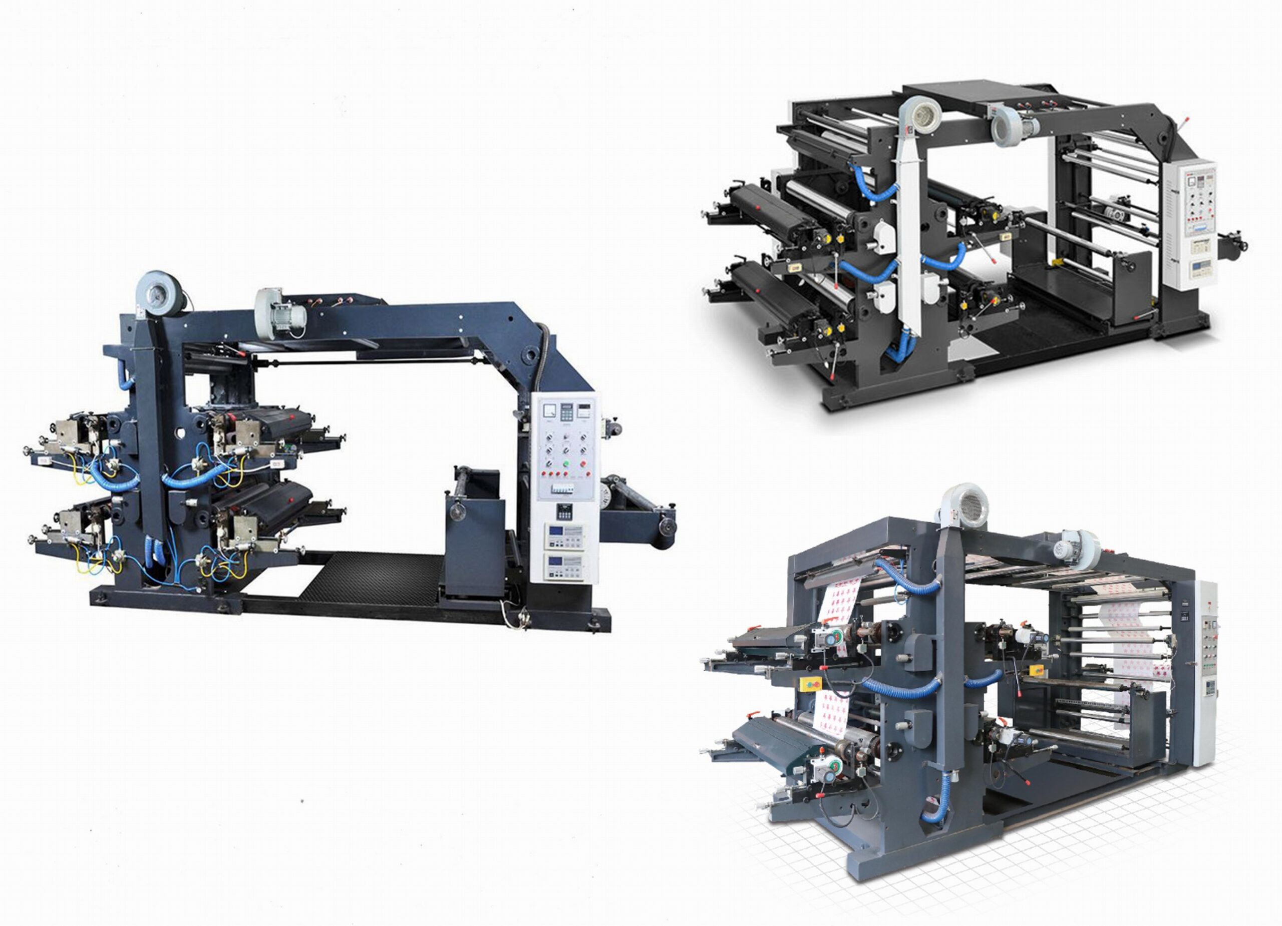 4 Color Flexo Printing Machine Stack Type Economic – Suntone Machinery Co Ltd