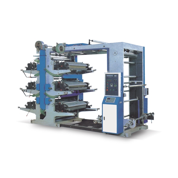 6 Color Flexo Printing Machine Economic Stack Type Plastic Bag ...